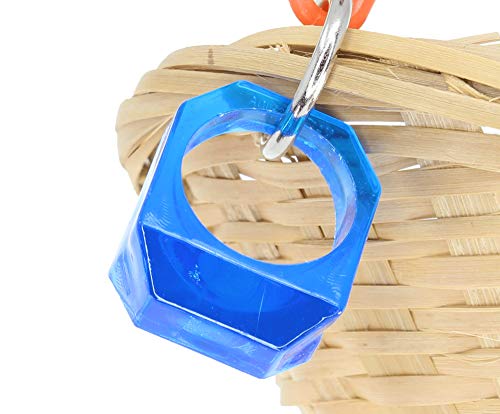 1914 Basket Swing Bonka Bird Toys Bamboo Colorful Chew Swing Hanging Parrot Quaker Parrotlet Budgie