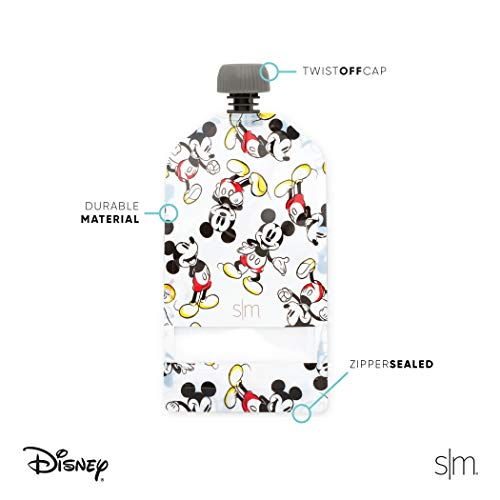 Simple Modern Viacom Nickelodeon Reusable Baby Food Pouches for Toddlers | BPA Free Plastic refillable freezer safe squeeze pouch | 10 pack | 5oz | Paw Patrol