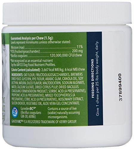 Amazon Brand - Wag Probiotic Supplement Chews for Dogs (90 count)