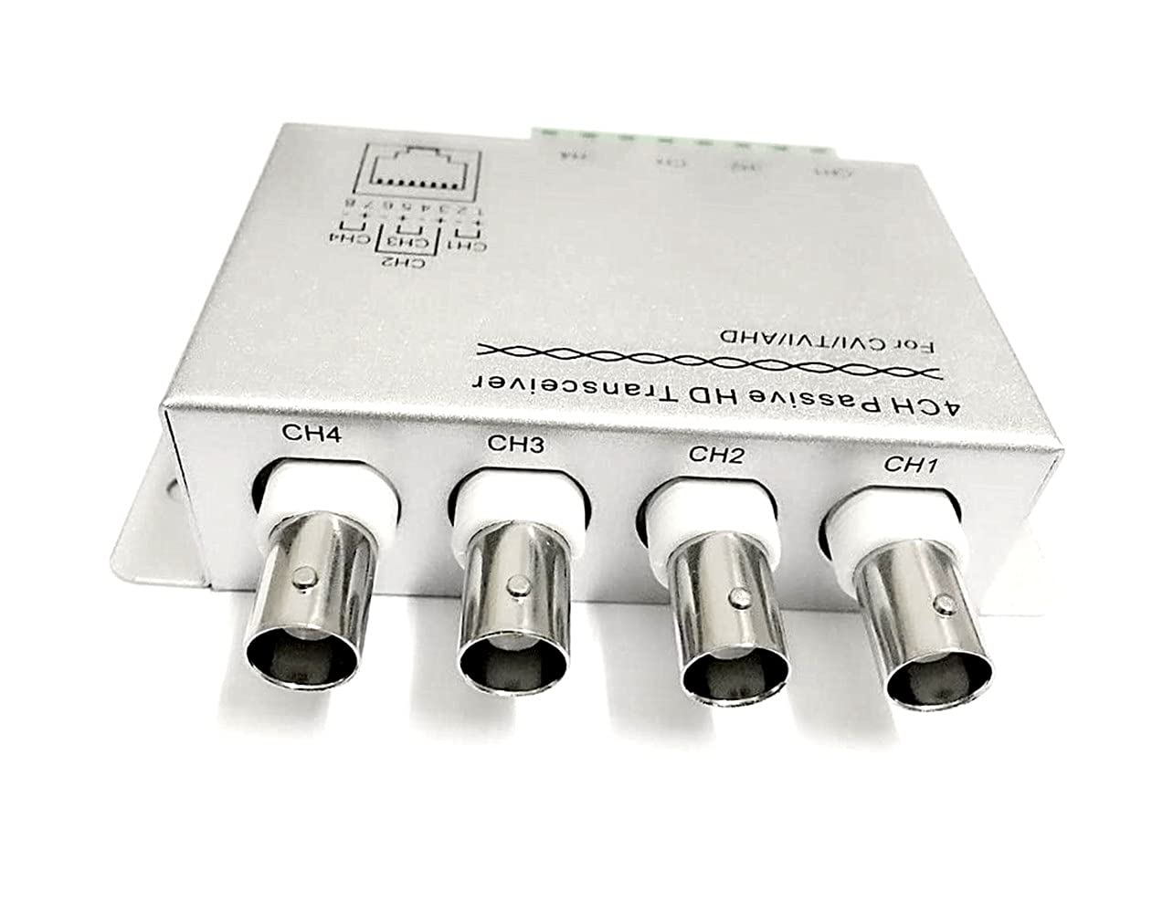 BeElion UTP 4 Channel 720P 1080P CVI/TVI/AHD Passive HD Transceiver,BNC to Cat5/5E/6 RJ45(T568B) UTP Cable Converter for CCTV Camera System