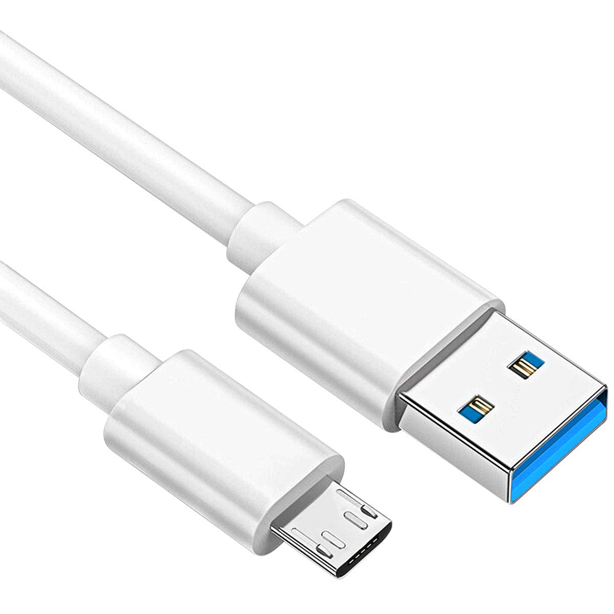 FEIYIU USB Charger Charging Cable Cord Compatible for Ring Enabled Wi-Fi Video Doorbell (2020 Release) 2/3/3 Plus/4, Peephole Cam, Camera Battery Charging Cable(6.6ft White)