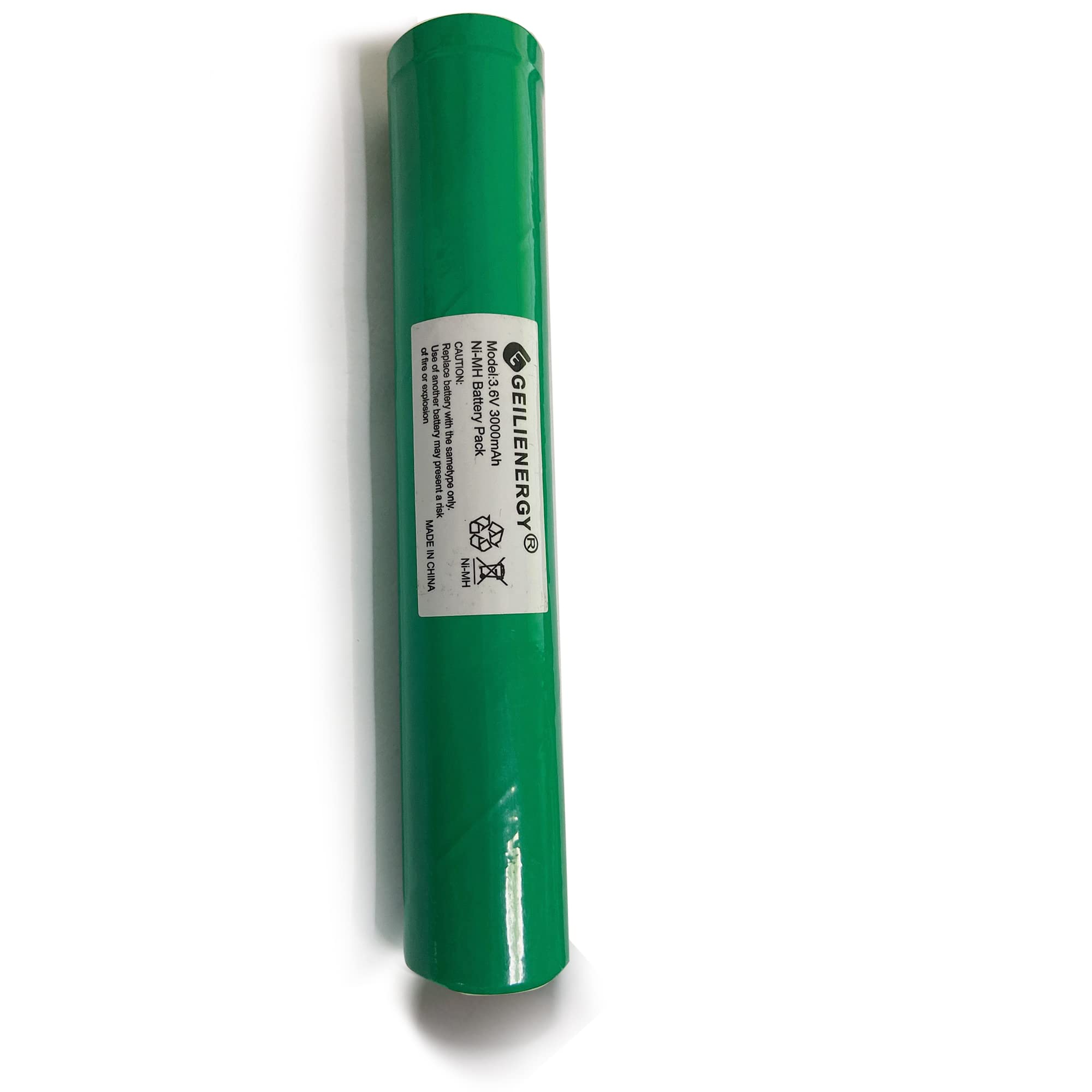 3.6V 3000mAh Ni-MH Battery (2PACK) Compatible with Streamlight Stinger 75375 75175 LED HP, XT,DS,PolyStinger, Pelican M9, FL126 Flashlight