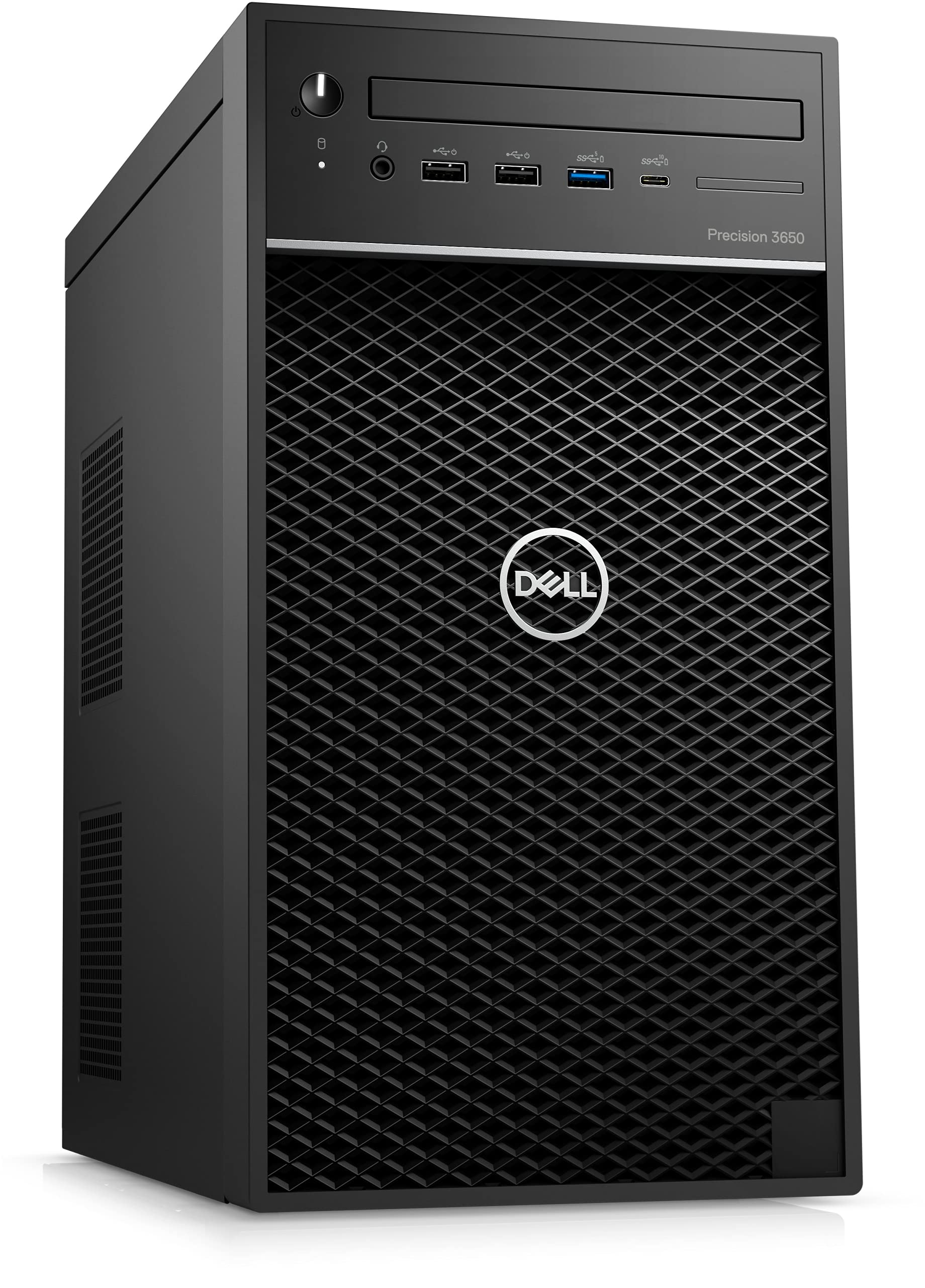 2021 Dell Precision 3650 Tower Workstation Desktop, Intel i7-11700, Quadro P1000 4G, 32GB RAM, 2TB SSD + 2TB HDD, No-DVD, WiFi 6, Type-C, DisplayPort, Keyboard & Mouse, Win 10 Pro