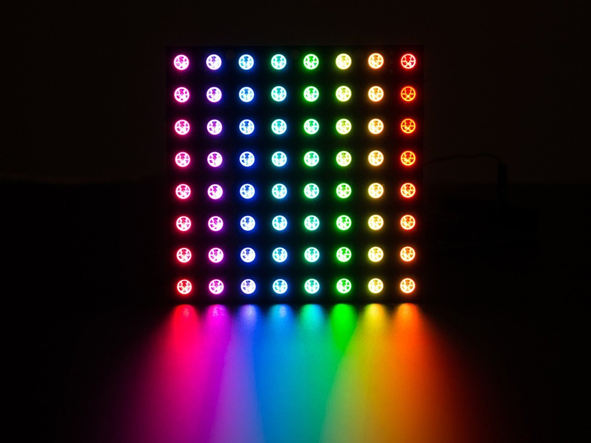 Adafruit NeoPixel NeoMatrix 8x8-64 RGB LED Pixel Matrix