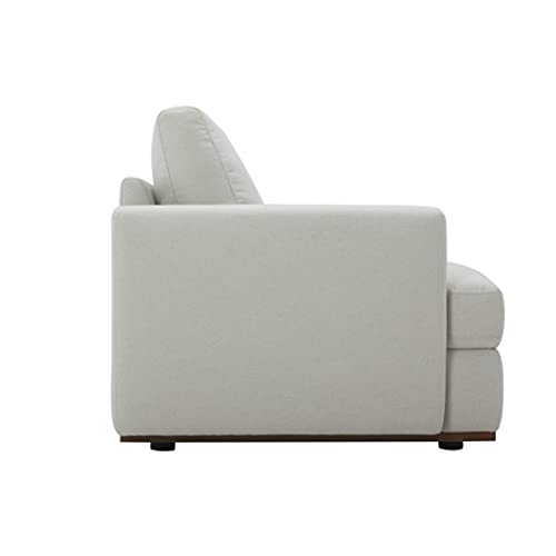 Amazon Brand β Rivet Modern Living Room Accent Chair, 46.5"W, Chalk