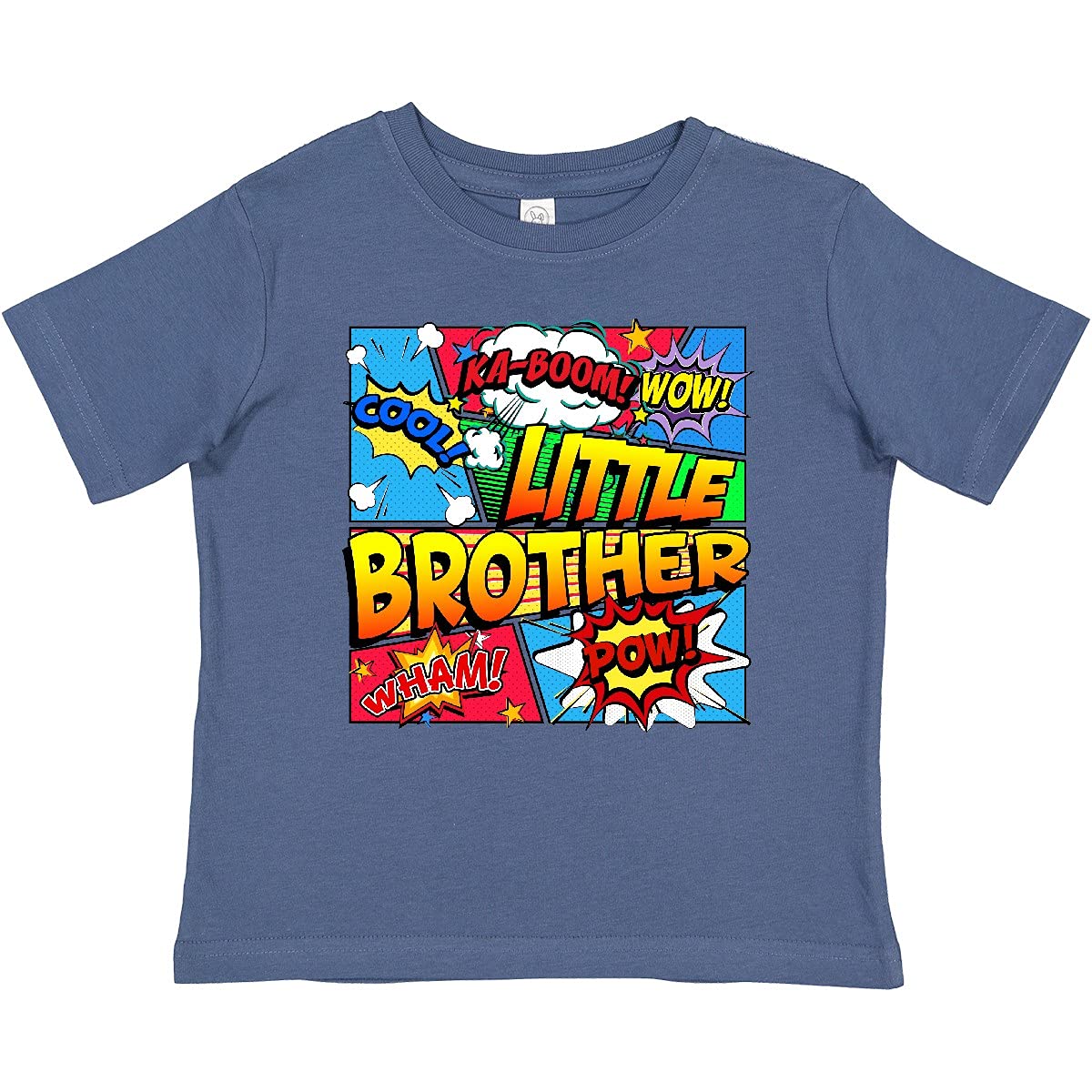 inktastic Little Brother Comic Book Baby T-Shirt 18 Months Indigo 2928b