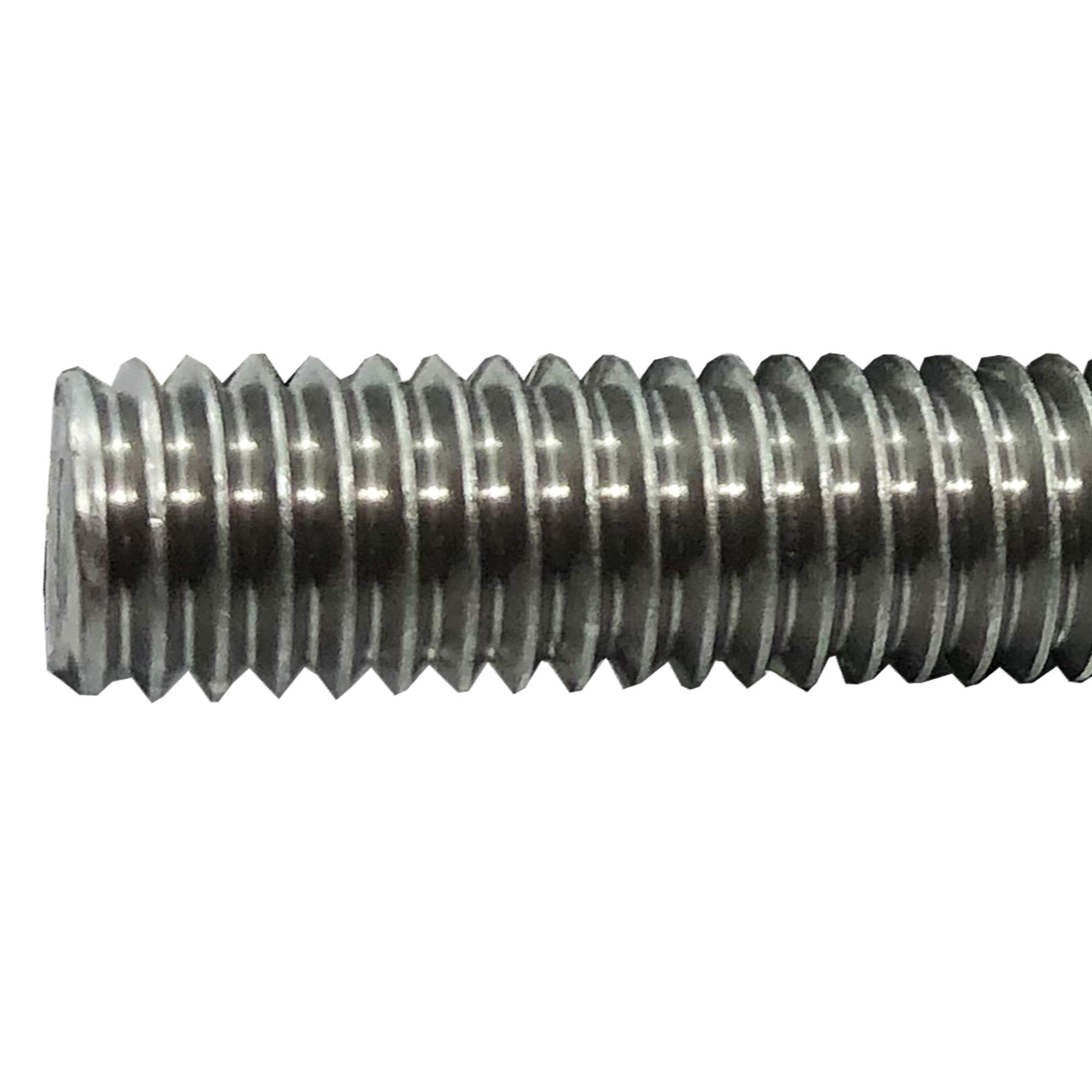 3/8" -16 x 5-304-STAINLESS Steel - 18-8 HEX Head Bolt - 304 Grade. Rust Resistant General Purpose (25)
