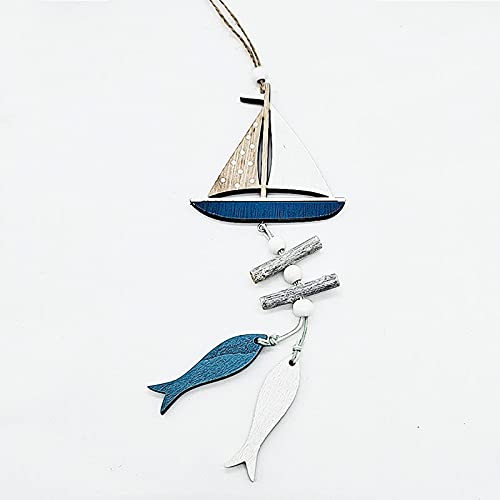 ANNAYA Marine Series Creative Hanging Ornament Crafts Small Fish Pendants Home Accessories Pendants