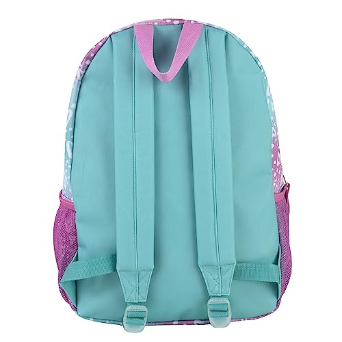 17 Inch Backpack with Side Pockets for Girls for School, Travel, Hiking, Camping (Ombre Hearts)