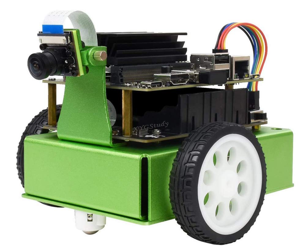 Add-ons Acce for Jetson Nano 2GB Developer Kit Only to Build AI Smart Robot JetBot with Front Camera Eye and ROS Nodes Code WiFi Wireless Facial Recognition Object Tracking Self Driving @XYGStudy