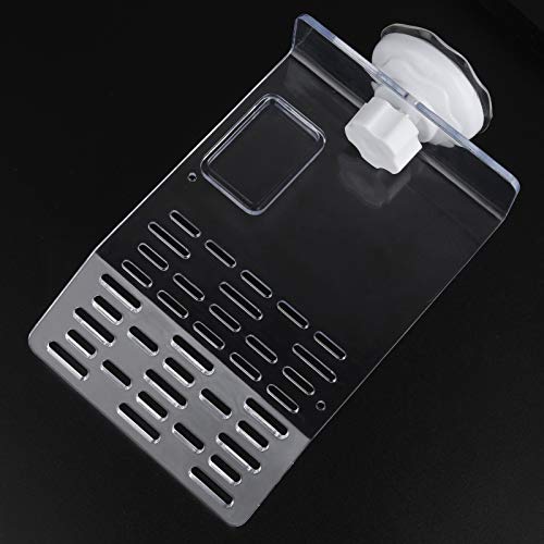 Turtle Basking Platform, Turtle Tank Platform Aquarium Animal Transparent Sink Wharf, Reptile Habitat, Climbing Shelf Turtle Tank Dock Floating Decor with Sucker Cap Medium