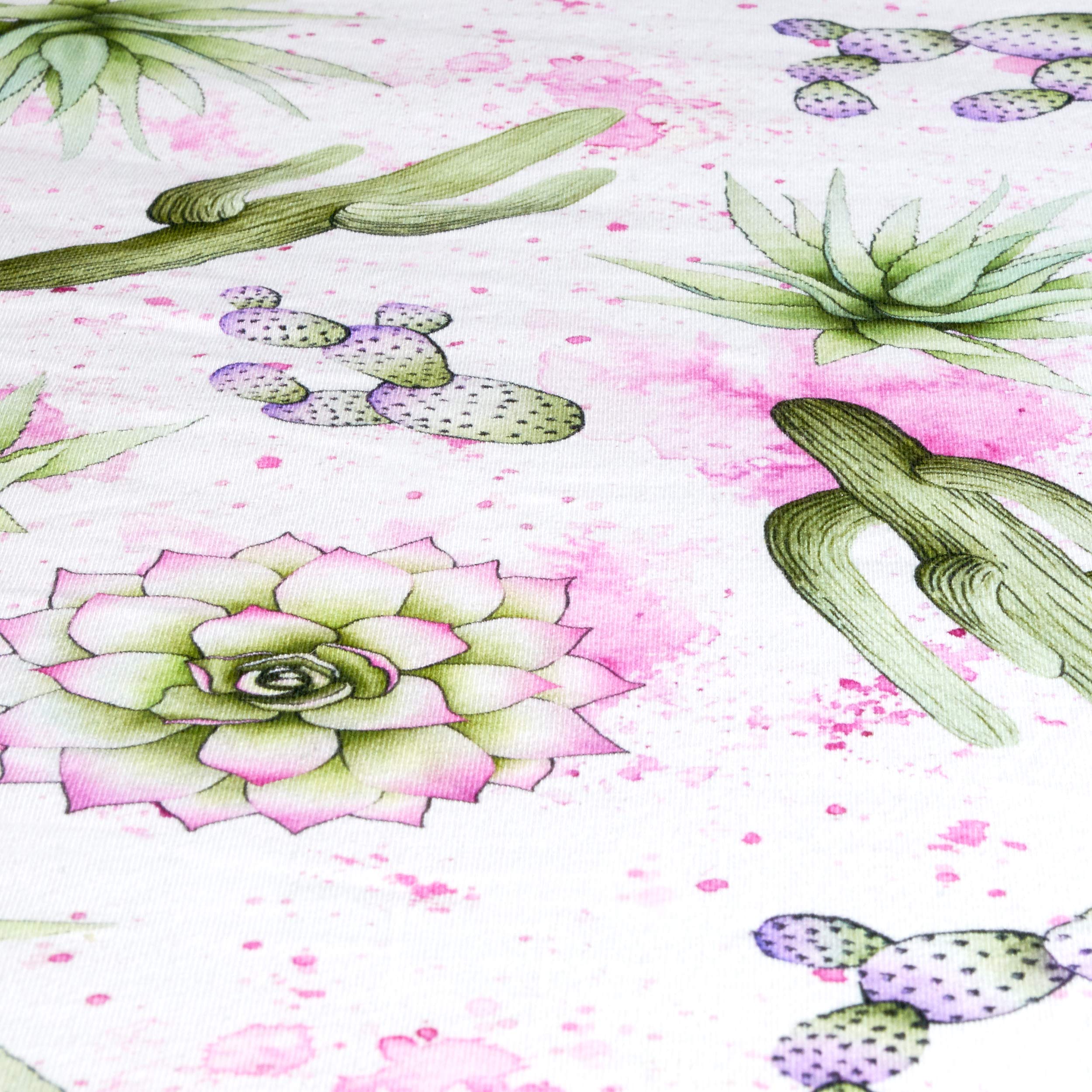 Cactus Design Crib Sheet | Extra Soft Jersey Knit Cotton | Southwest Theme