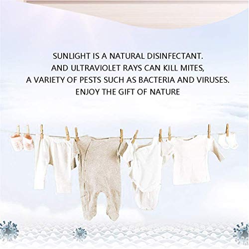 TYXTYX Wall Mounted Folding Clothes Hanger Space-Saver, Indoor/Outdoor Adjustable Clothes Drying Rack, Retractable Dry Coat Hanger for Laundry Room, Storage Organiser Instant Closet