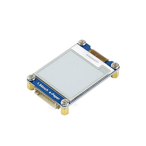 1.54inch E-Paper Display 200x200 Pixel for Raspberry 4B/3B+/3B/2B/Zero/W/Zero WH/Jetson Nano, White,Black Two-Color E-Ink Screen SPI Interface Support Partial Refresh Compatible with Arduino/Nucleo