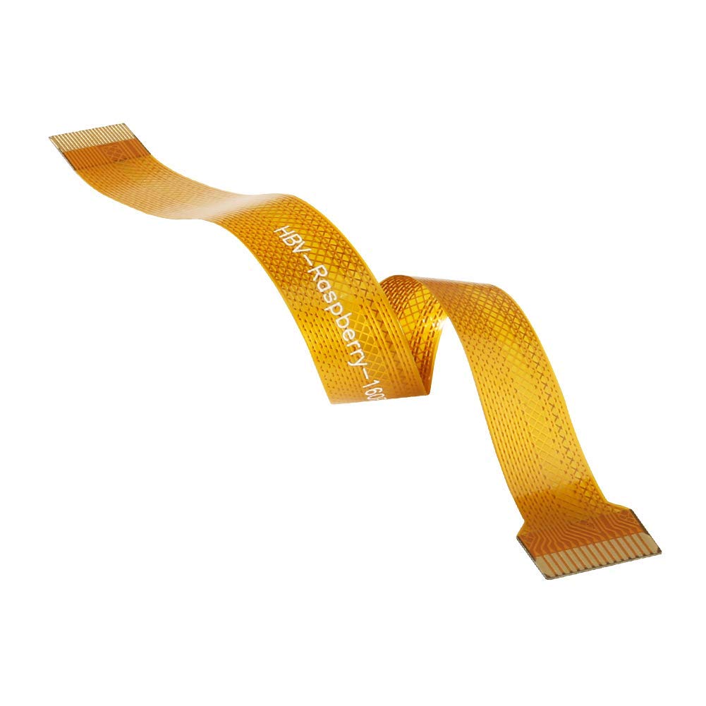Aokin for Raspberry Pi Camera Cable, FPC Cable Ribbon Flex Extension Cable 15 Pin 22 Pin for Raspberry Pi Zero or Zero W, Octoprint Octopi Webcam, Monitor 3D Printer, etc, 16cm/6.30in, 1 Pcs