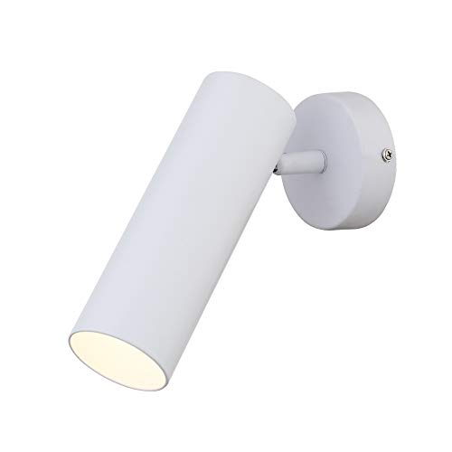 Amazon Basics Modern Wall Sconce Light - 6" x 3.3" x 8", White