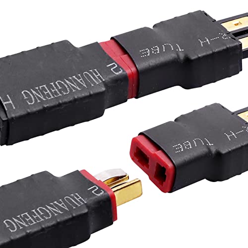 Hobbypark RC Battery Adapter Connector for Traxxas TRX to HXT 4mm Banana Plugs fit Slash/Rustler/Stampede/Bandit/E Revo RC Car