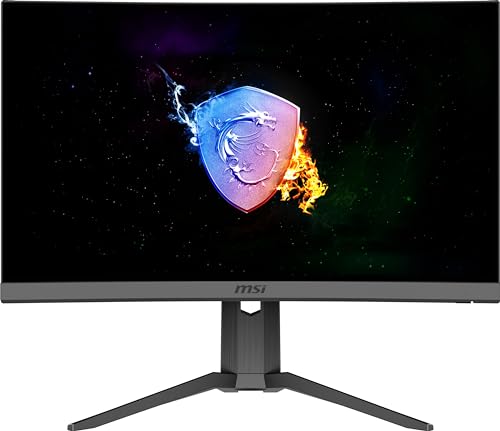 MSI G24C6P, 24" Gaming Monitor, 1920 x 1080 (FHD), VA, 144Hz, FreeSync, HDMI, Displayport, Tilt, Height Adjustable