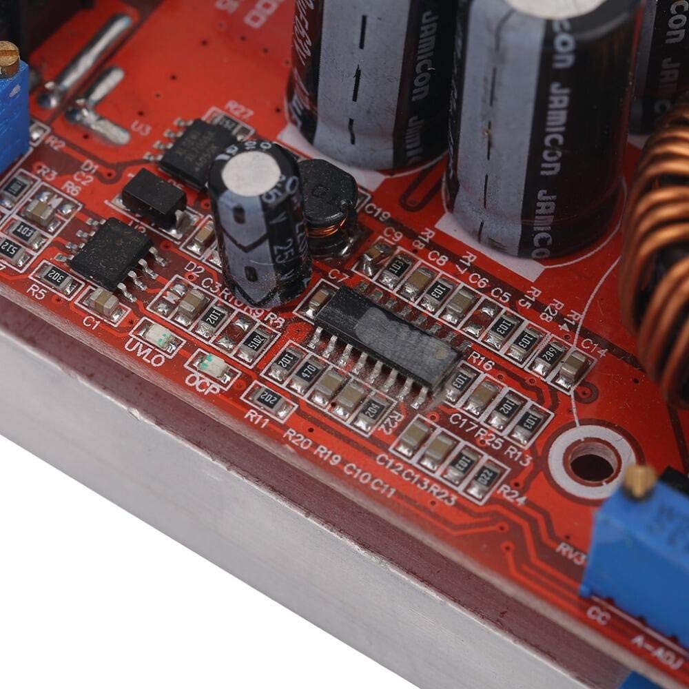 Aideepen 1200W 20A DC Converter Boost Car Step-up Power Supply Module Adjustable Voltage Converter 8-60V to 12-83V
