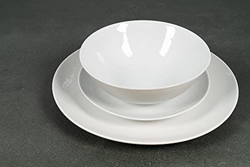 10 Strawberry Street Simply Coupe Dinnerware Set, White, Service for 4 ( 12 Piece)