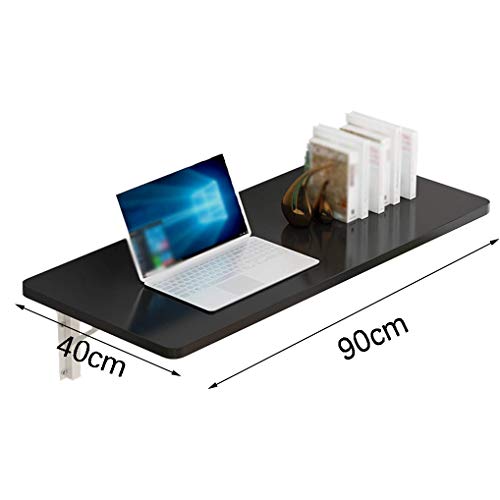 MTYLX Table,Desk,Painted, Black Multi-Functional Wall-Mounted Computer Desk, Environmental Piano Paint, Super Load Bearing More Than 100Kg,9040Cm,9040Cm
