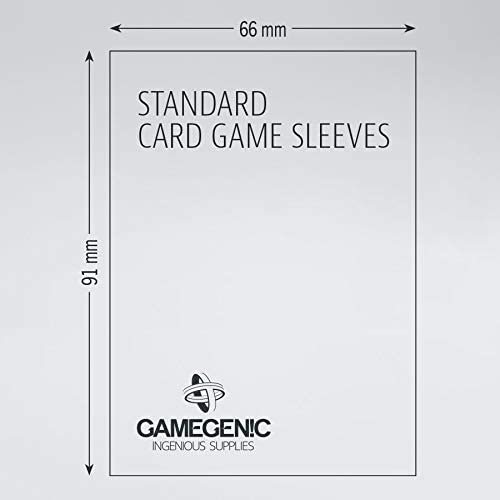 10 Packs Gamegenic Matte Board Game Sleeves 50ct Standard Card Game Size Card Sleeves Display Case