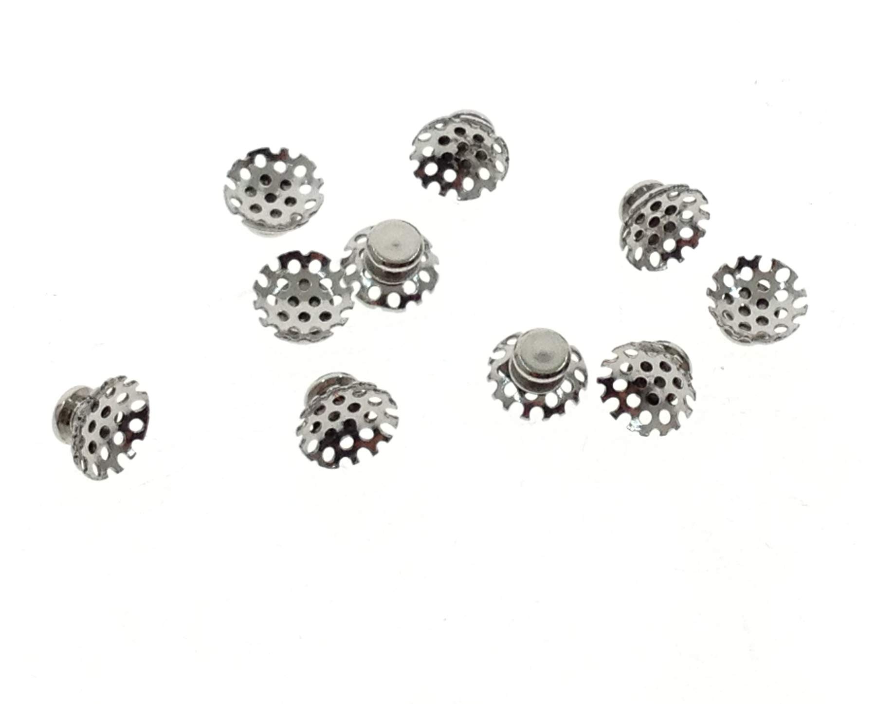 30 Pcs New Dental Lingual Buttons Hollow Base Orthodontic Materials