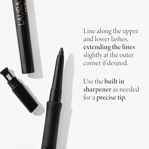 LAURA GELLER NEW YORK INKcredible Gel Eyeliner - Indigo Night - Waterproof Smudge-proof Eyeliner Pencil - Built in Sharpener