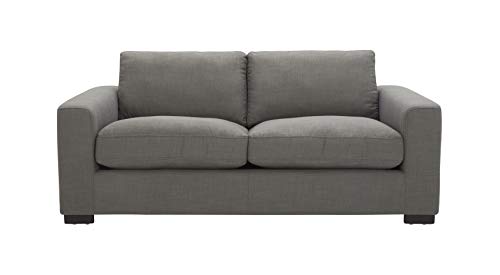 Amazon Brand - Stone & Beam Westview Extra-Deep Down-Filled Loveseat Sofa Couch, 75.6"W, Smoke
