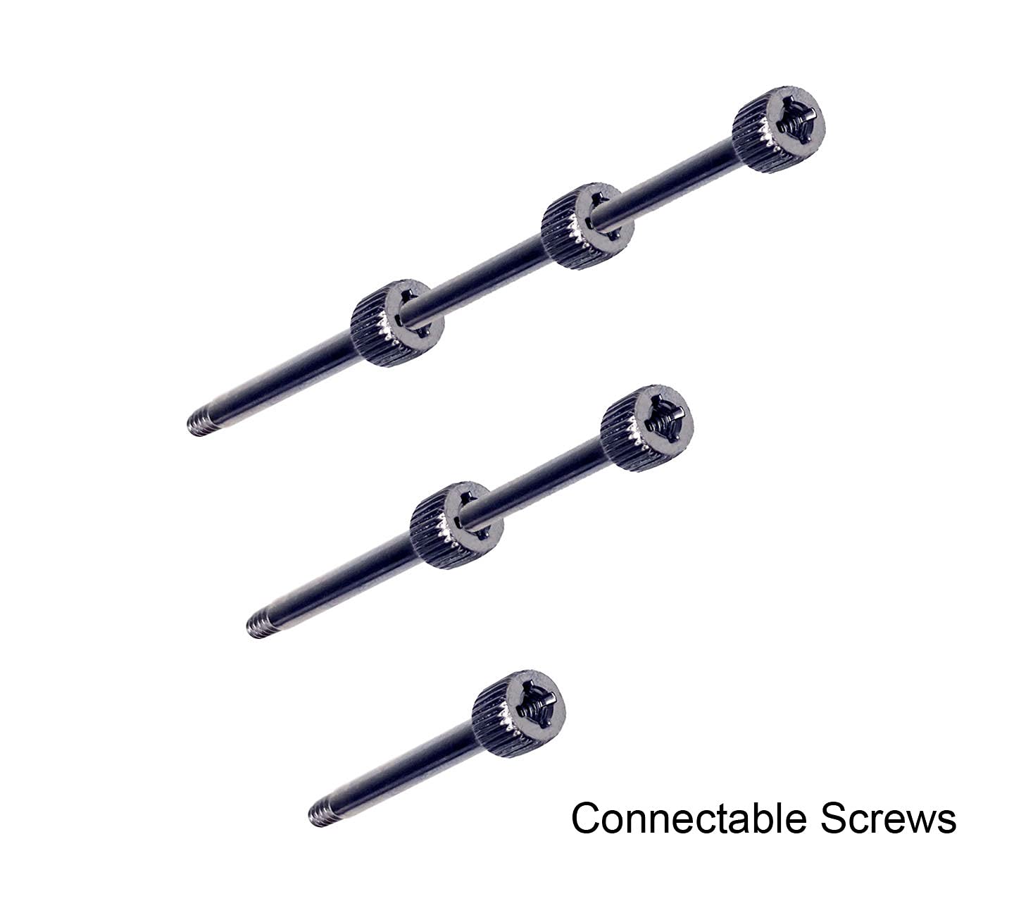 Apevia CS-L63231-24 Screw Set T6#32 * 31 for Radiator CPU Liquid Cooler (Connectable Screws), 24-Pack