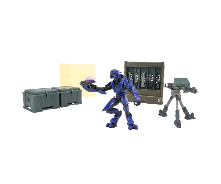 HALO 4β Hero Mission Pack - Spartan Gungnir and Elite Mercenary Action Figures Plus Weapons Infinite Accessories - UNSC Checkpoint
