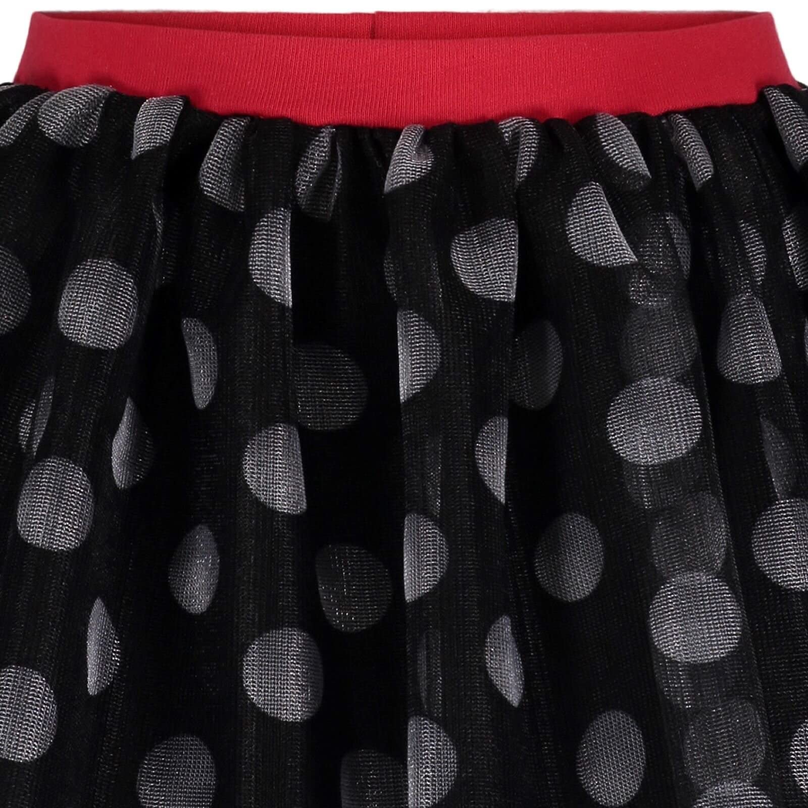 Disney Minnie Mouse Baby Girls T-Shirt Tulle Tutu Skirt Ear Headband Set Red 18 Months