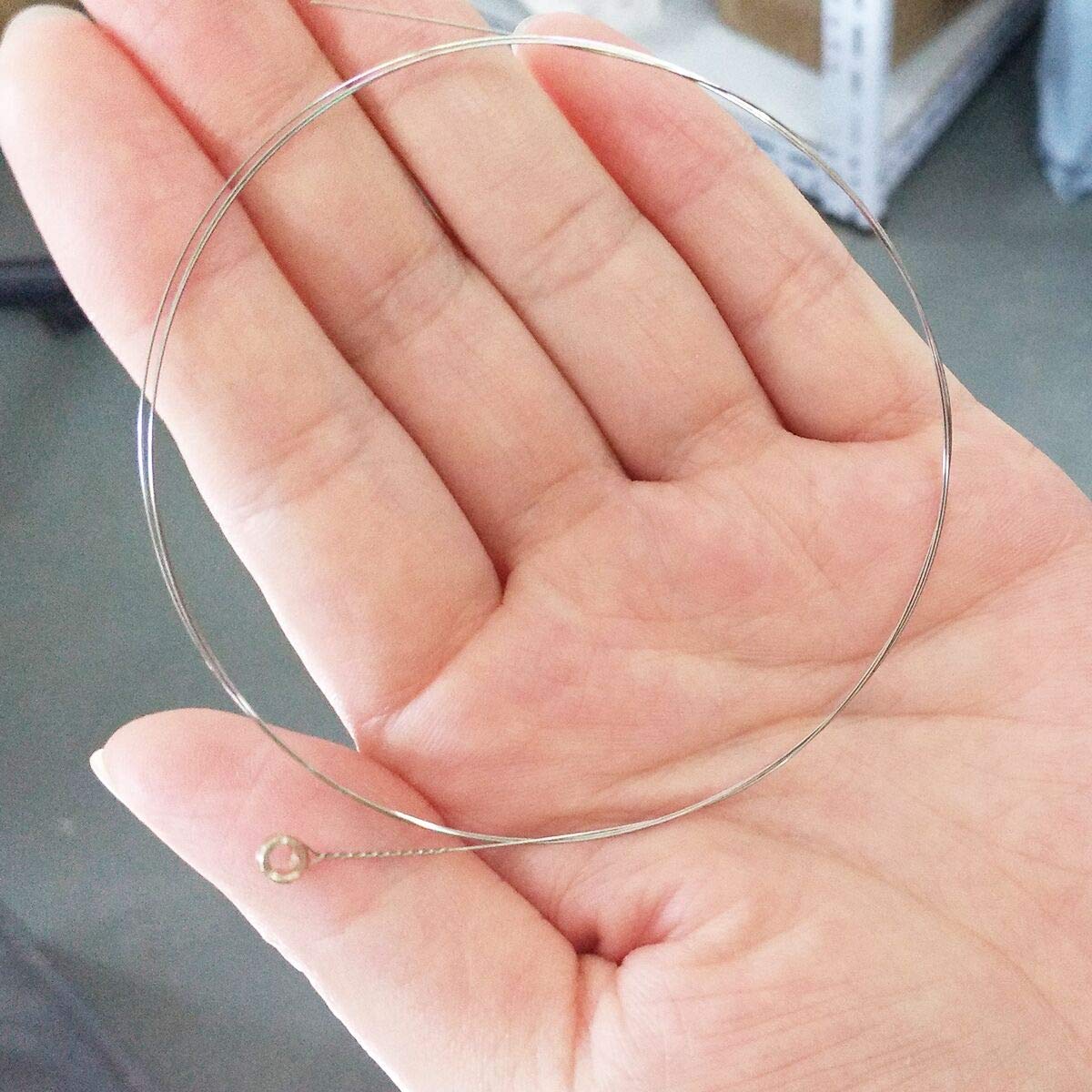 10 Pcs E-1st Acoustic Guitar High E Strings, Light Tension Rust-Prevent Corrosion-Resistant, Well-Balanced Clear and Bright Beautiful Tone(.012)