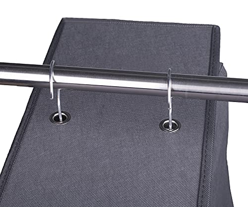 WOWCASE Hanging Purse Handbag Organizer Wardrobe Closet Organizer Nonwoven 10 Pockets Hanging Closet Storage Bag (Grey)