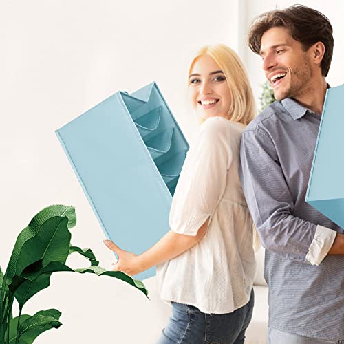 3 PCS Wardrobe Clothes Organizer,Clothing Storage Bins,Closet Organizer,Drawer Organizers for Clothing,Foldable Closet Clothes Divider for Pant Towel Scarf Sweater Sweatshirt Baby