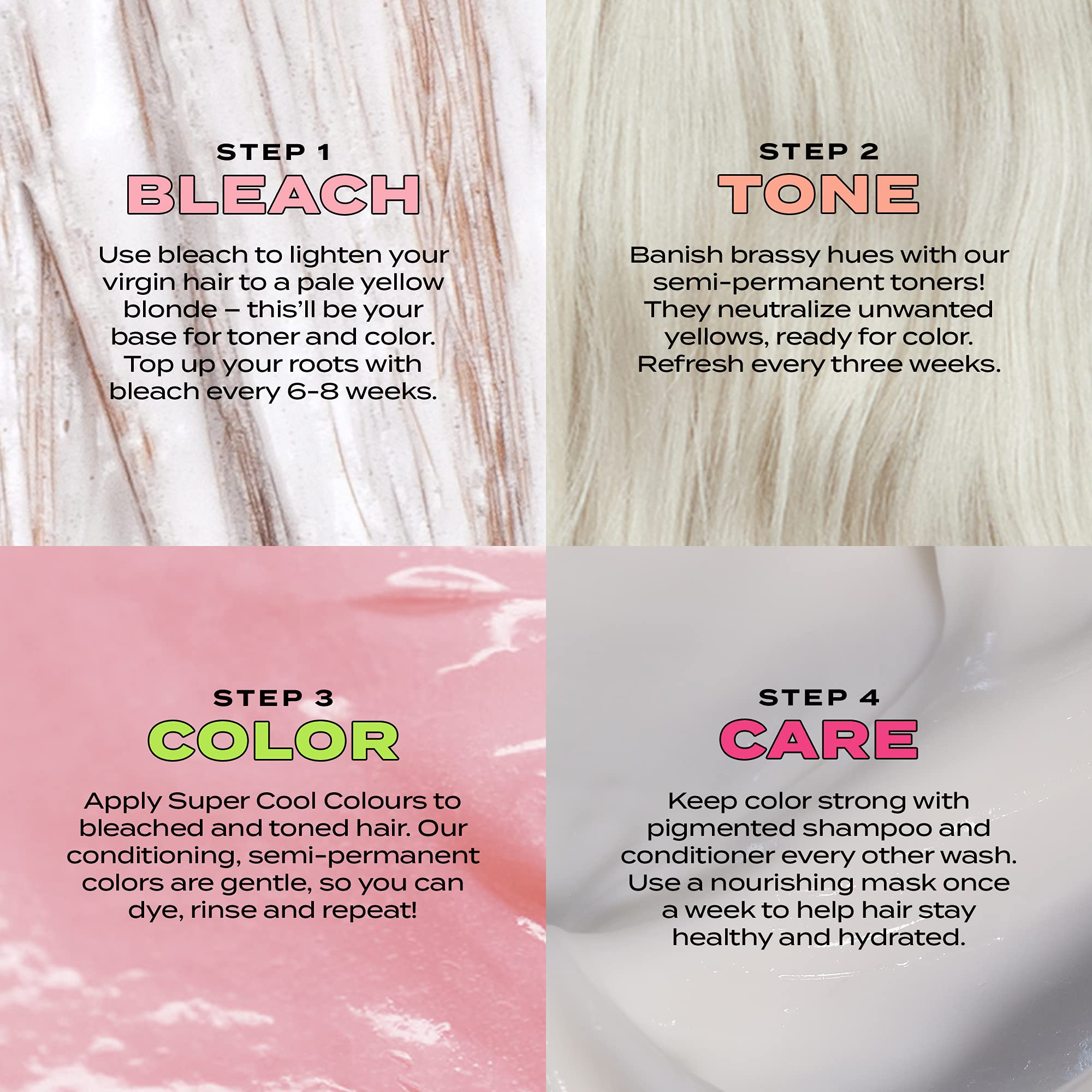 BLEACH LONDON Pearlescent Shampoo - High Pigmented Pink-Purple Rinse, Vegan, Cruelty Free, Color Protected Clean, Color Depositing Formula, 8.45 fl oz