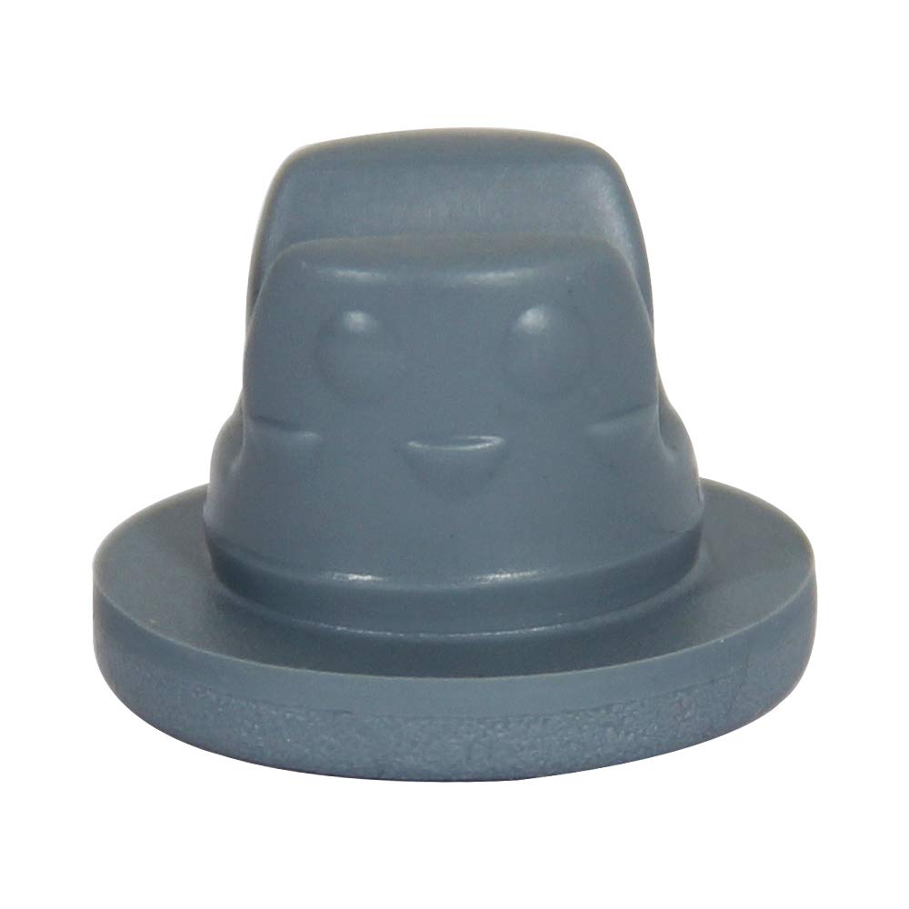 13mm Vial Rubber Stoppers-Two Legs(100 Count) Self Healing Injection Ports Solid Seal, for Glass Vial and Liquid Culture Jars, Can Be Sterilized by Steam and Repeated Used (13mm-2 Legs)