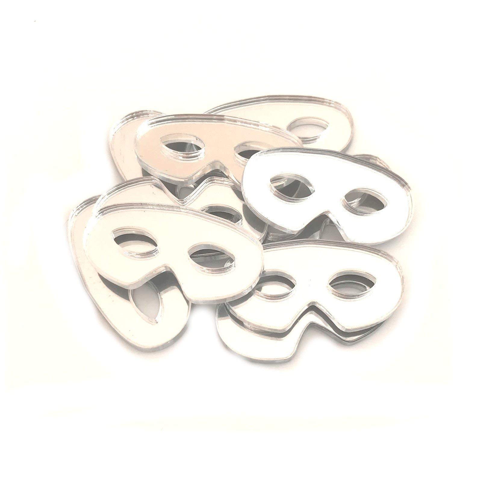 Super Cool Creations Mask Shaped Crafting Sets, Bronze Mirror, Pack of 20 x 2cm