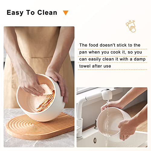 1.6L Mini Rice Cooker, 5 Cups Uncooked Travel Rice Cooker, Suitable for 1-2 people, Multi-cooker for White Rice, Brown Rice, Congee and Soup