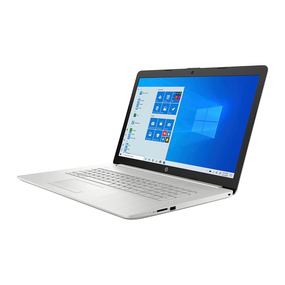 HP 2022 17.3" FHD Laptop Computer, 11th Gen Intel Core i5-1135G7 (Quad-Core), 32GB RAM, 2TB HDD+2TB SSD, Backlit Keyboard, Intel Iris Xe Graphics, HD Webcam, Win 10, Silver, 32GB SnowBell USB Card