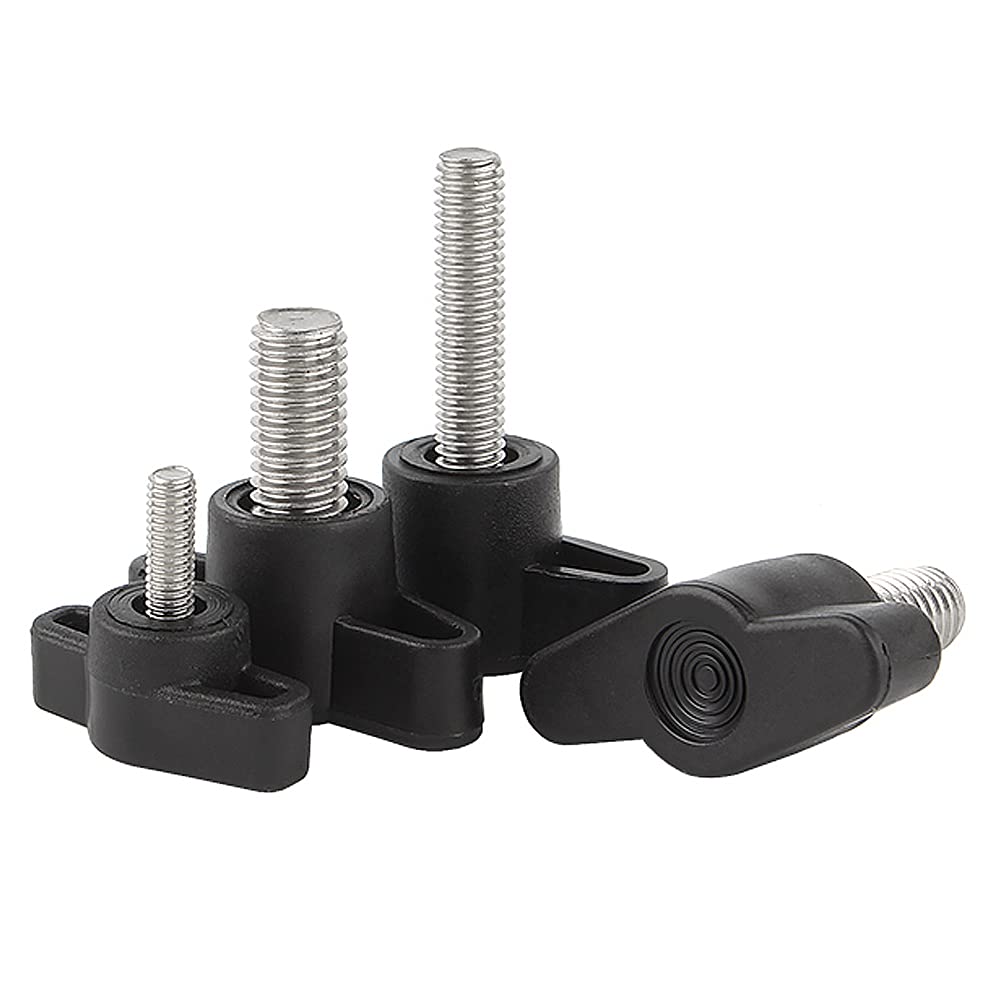 Yudesun Hardware Thumb Screws - M5 M6 M8 Stainless Steel Z-Shaped Handle Screw Wing Nut Knob Bolt Adjustable Clamping Handle Wingnut Knurled Thumbscrew Grip Handgrips