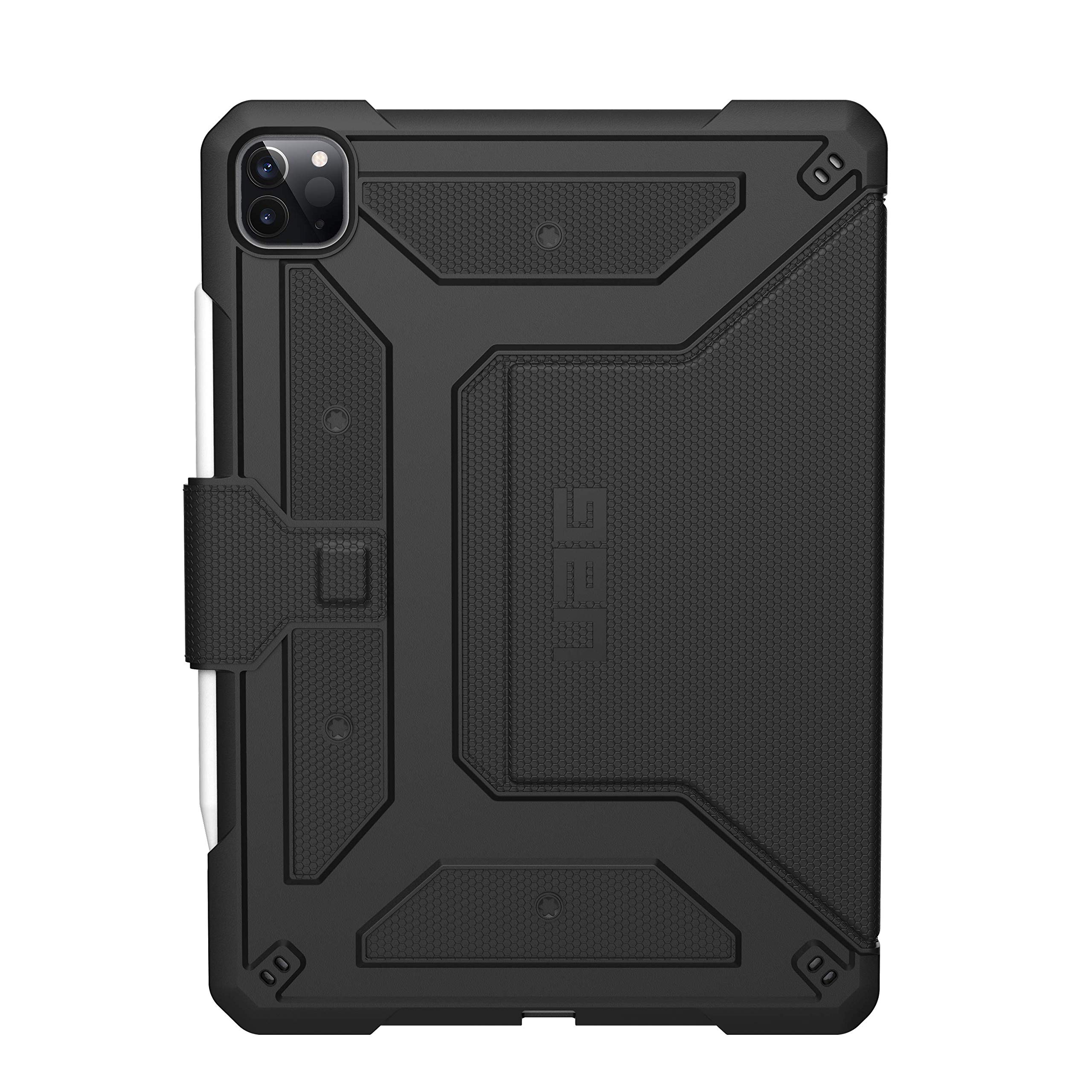 URBAN ARMOR GEAR UAG iPad Pro 11-inch (2nd Gen, 2020) Case Metropolis [Black] Folio Slim Heavy-Duty Tough Multi-Viewing Angles Stand Military Drop Tested Rugged Protective Cover
