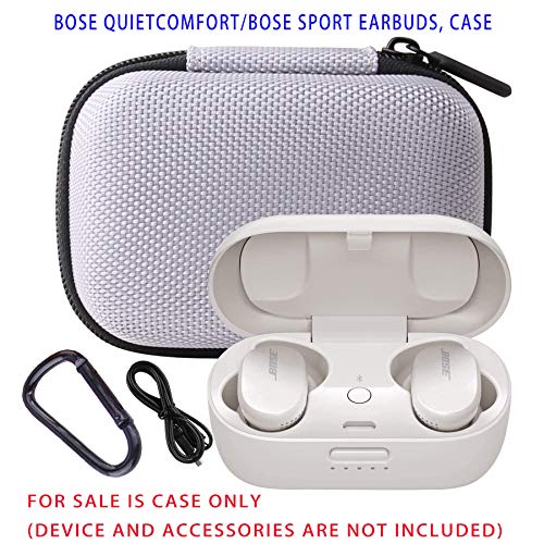waiyu Hard Storage Case for Bose QuietComfort/Bose Sport Earbuds, Case (Gray)