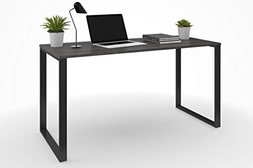 HON Basyx Commercial-Grade Executive Desk, 55", Gray