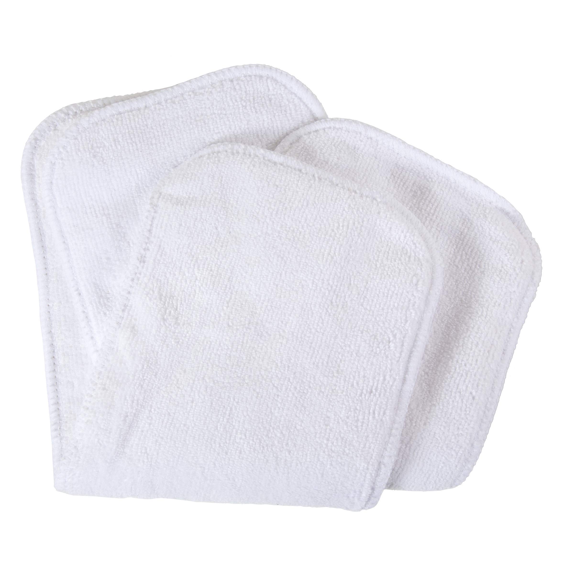3-Pack Kawaii Adult/Women/Teen Reusable Cloth Diaper Insert, Incontinence, Pregnancy, Childbirth, Super Absorbent 4-Layer Microfiber Insert Oversize 48.5 x 19 cm