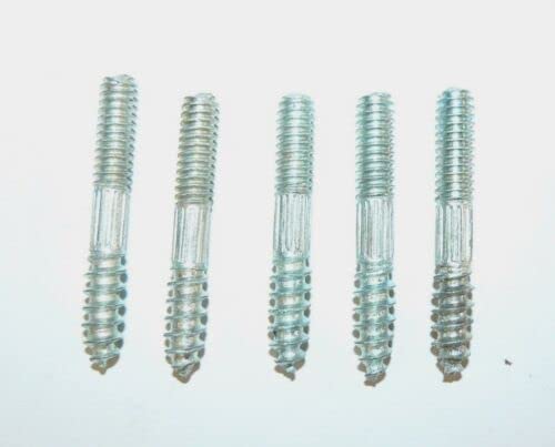 1/4"-20 x 1 3/4" Coarse Thread Hanger Bolt - Zinc Plated - Lot of 50 Pcs. HQ