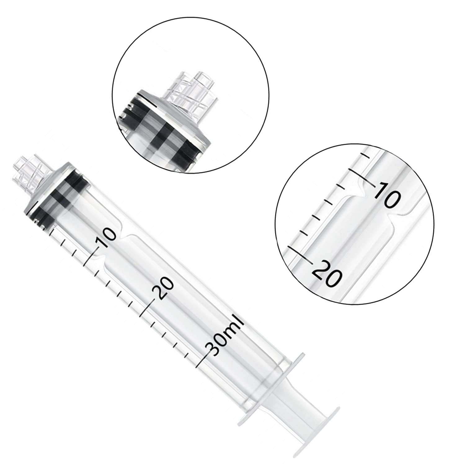30ml Syringe with Blunt Needle Tip 1.5 Inches, for Essential Oil filling, Measuring and Dispensing, Set of 5