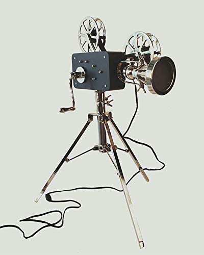 HomeRoots Silver Aluminium Movie Projector Aluminum Model