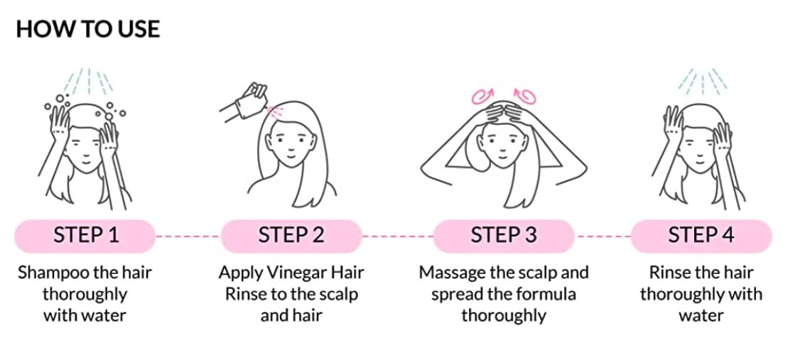 HIP CHIC That Shiny Hair Grape Vinegar Rinse [1 Count] Clarifying for Smooth and Fresh Hair,
