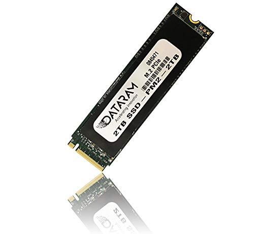 Dataram Internal SSD, PCIe NVMe M.2 2280 Solid State Drive, PCIe Gen3 8Gb/s (2TB)